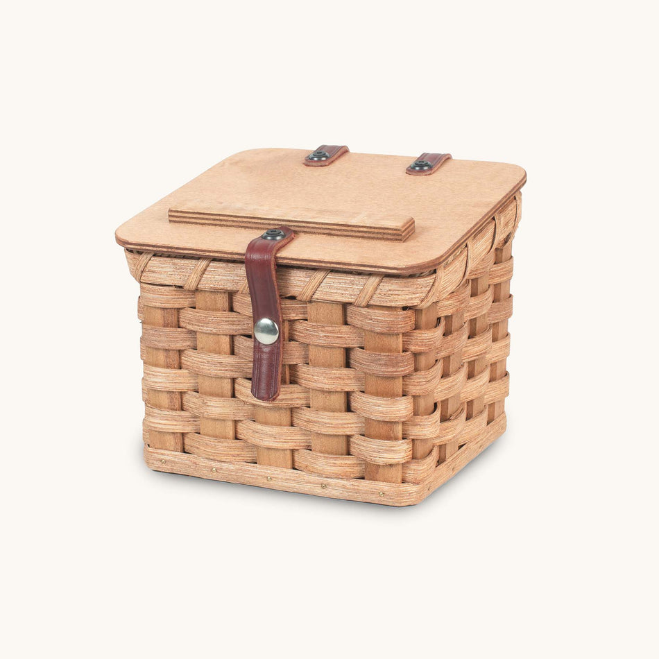 Recipe Card Box | Amish Woven Wooden for 4x6 Recipe Cards – Amish Baskets