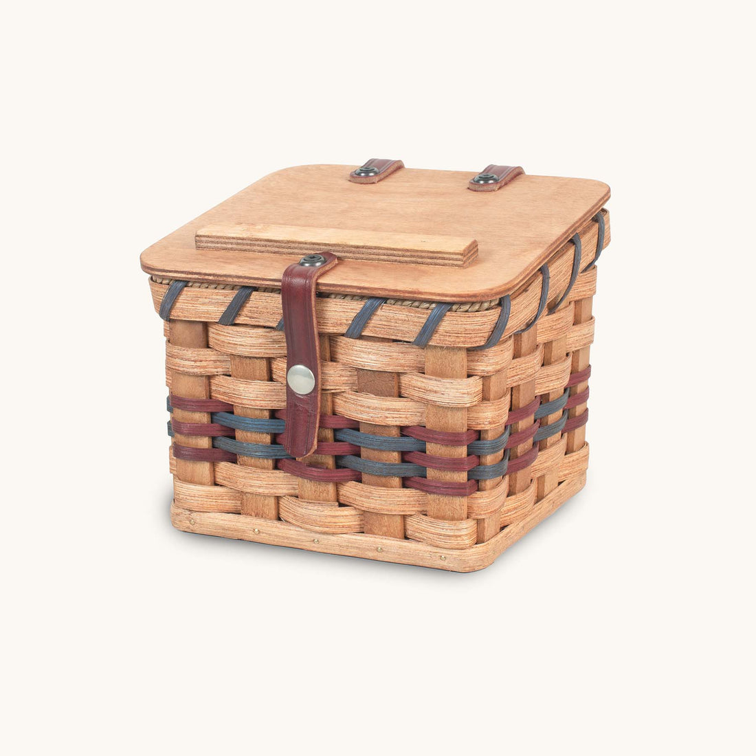 Recipe Card Box | Amish Woven Wooden for 4x6 Recipe Cards – Amish Baskets