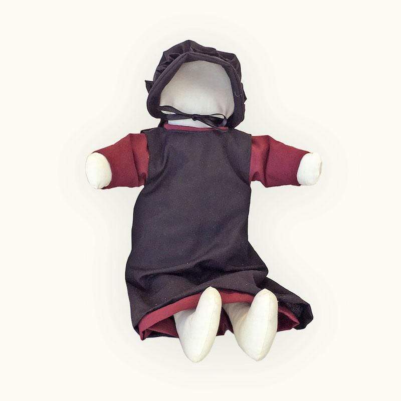 Amish Girl Doll | 18" Handsewn Faceless Doll w/Bonnet – Amish Baskets