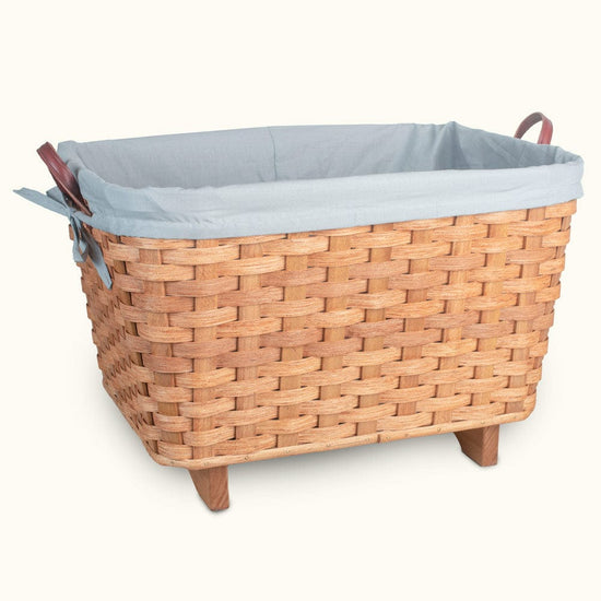 Amish Handmade Throw Blanket Basket Liner