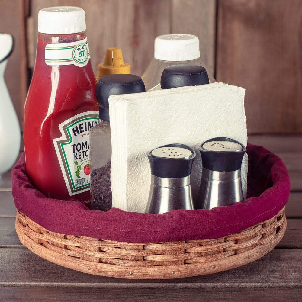 Lazy Susans | Amish Wicker Rotating Organizer Baskets – Amish Baskets