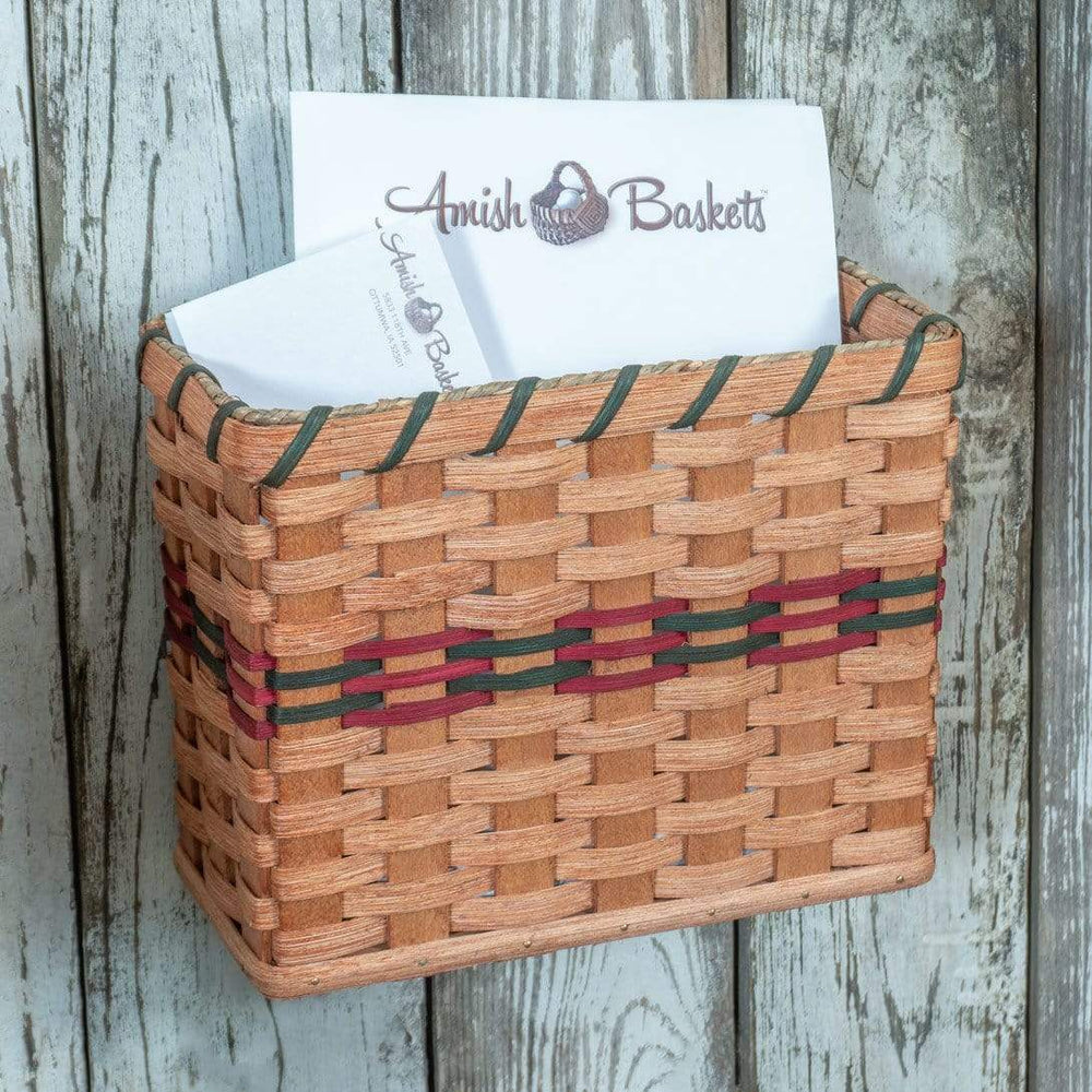 Mail Basket | Large Amish Woven Basket For Wall Hanging – Amish Baskets