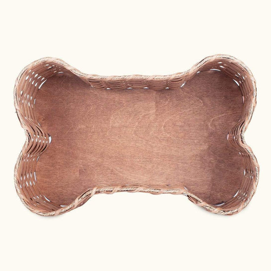 Dog Bone Basket | Amish Woven Wicker Pet Toy Storage Box – Amish Baskets