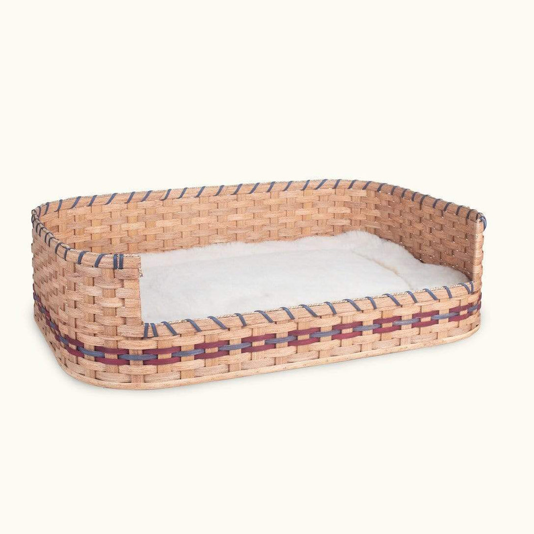 Large Wicker Dog Bed | Amish Woven Pet Bed Basket — Amish Baskets